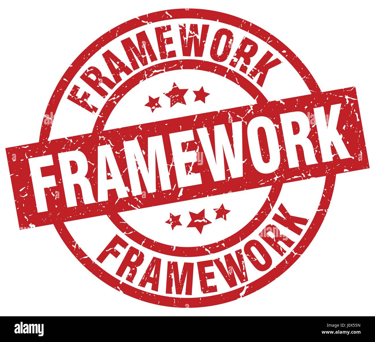 framework round red grunge stamp Stock Vector Image & Art - Alamy