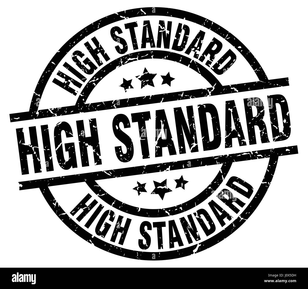 High standard stamp Black and White Stock Photos & Images - Alamy
