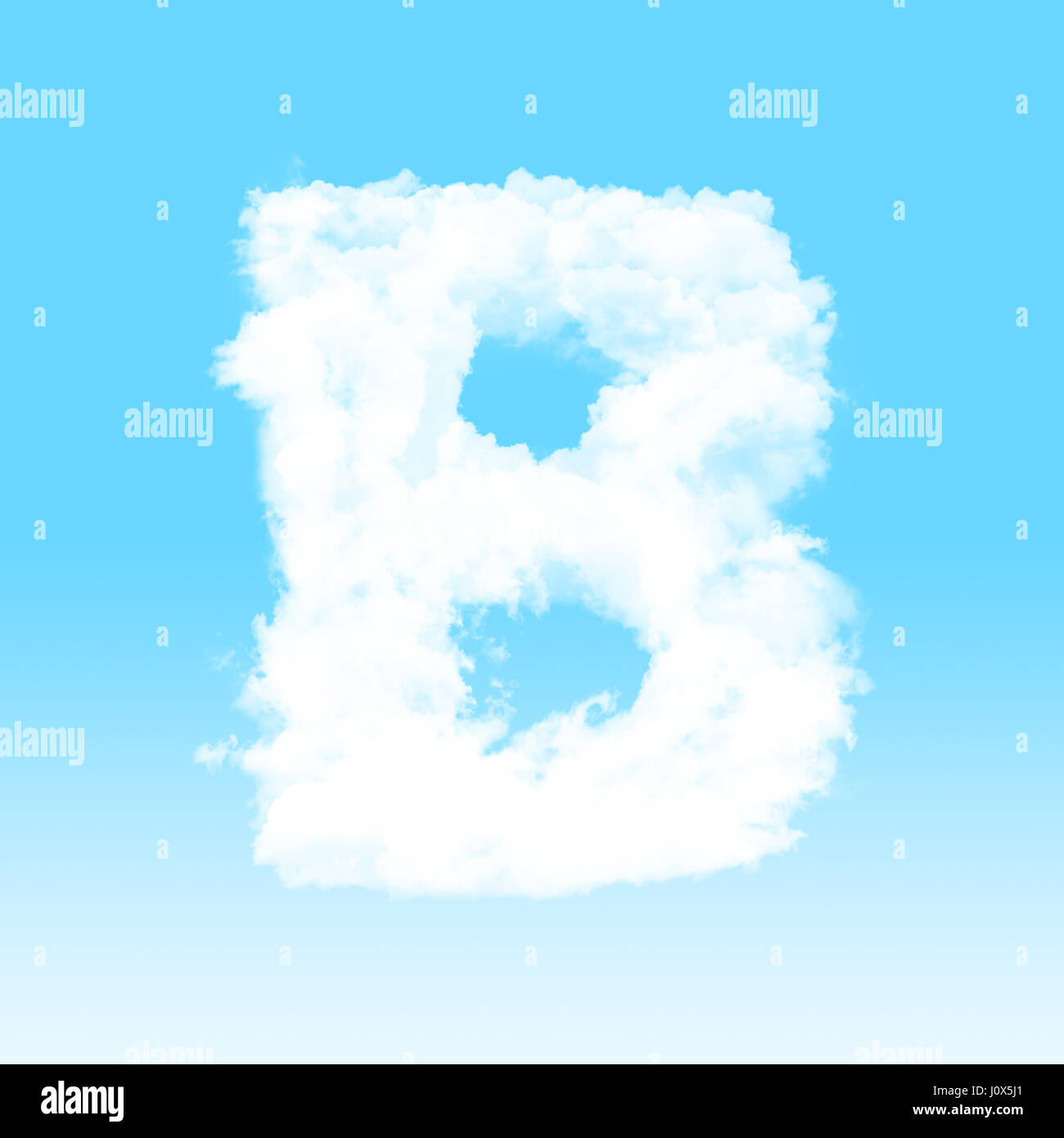 alphabet font cloudy Stock Photo - Alamy