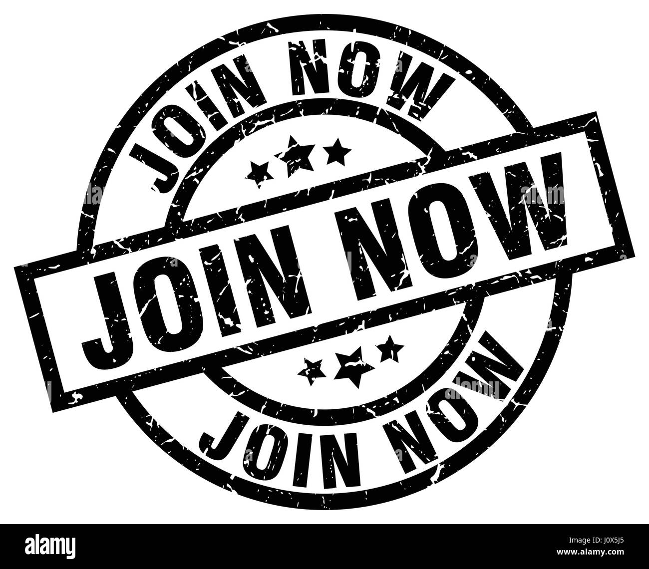 join now round grunge black stamp Stock Vector Image & Art - Alamy