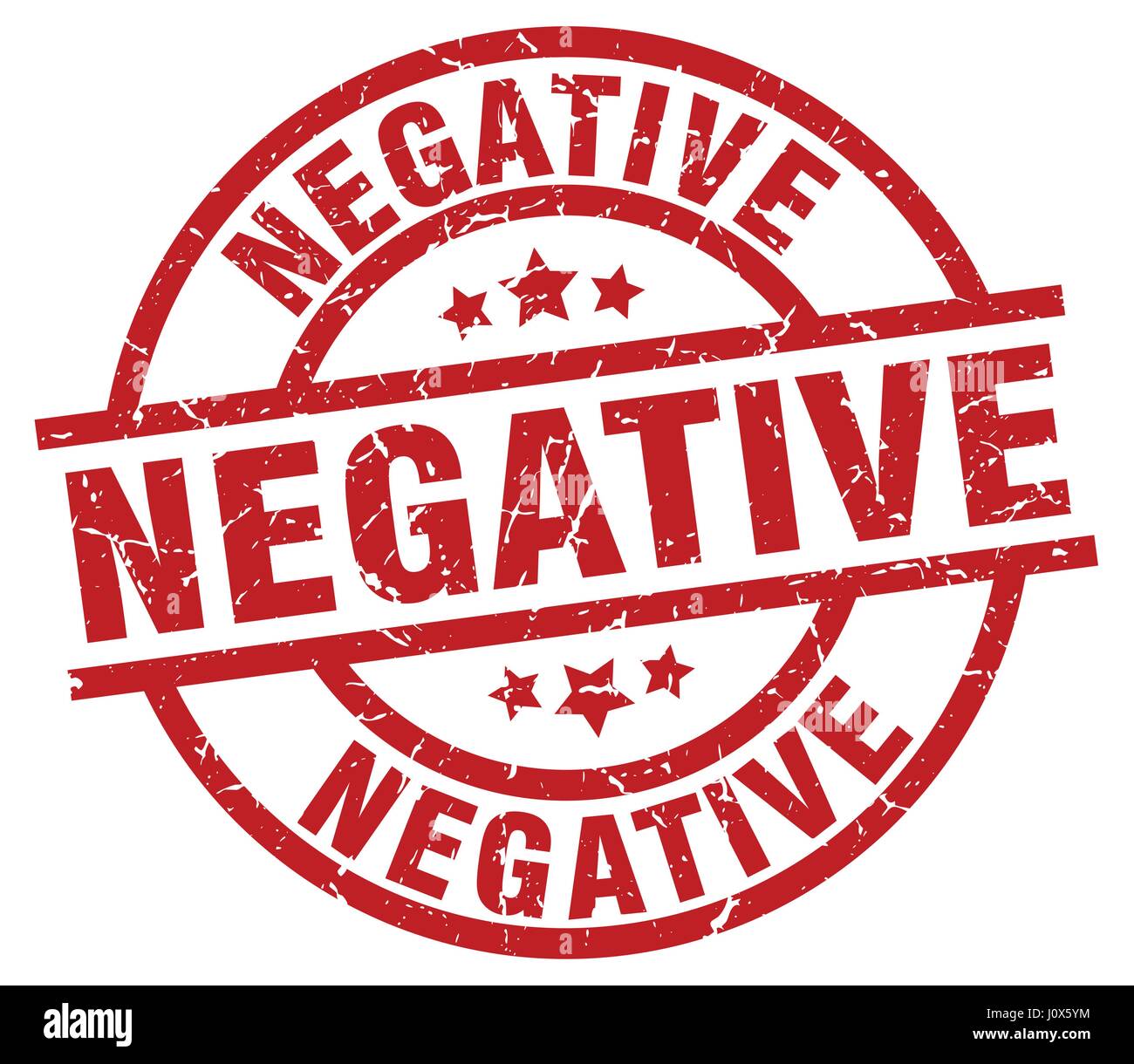 negative round red grunge stamp Stock Vector Image & Art - Alamy