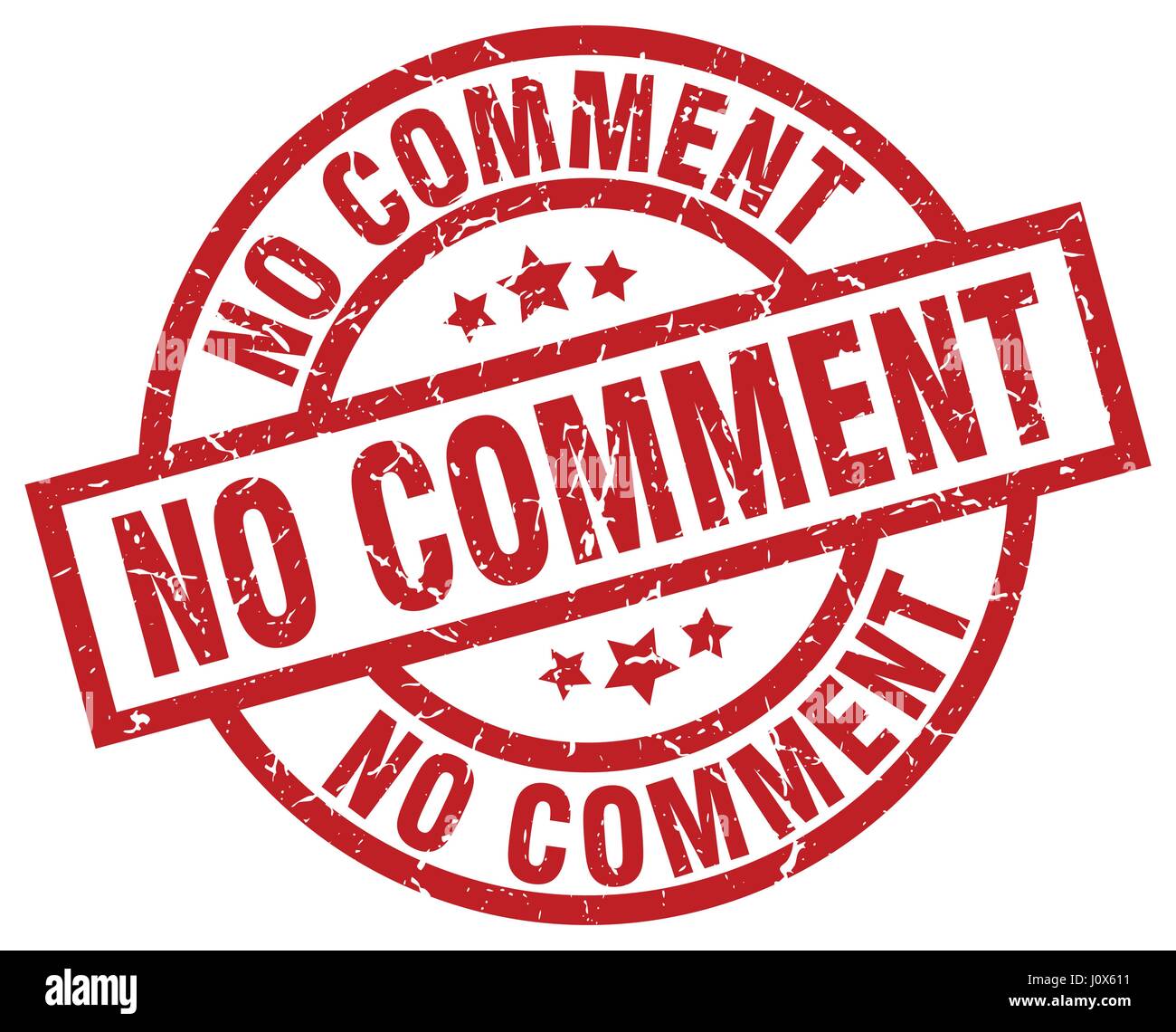 no comment round red grunge stamp Stock Vector Image & Art - Alamy