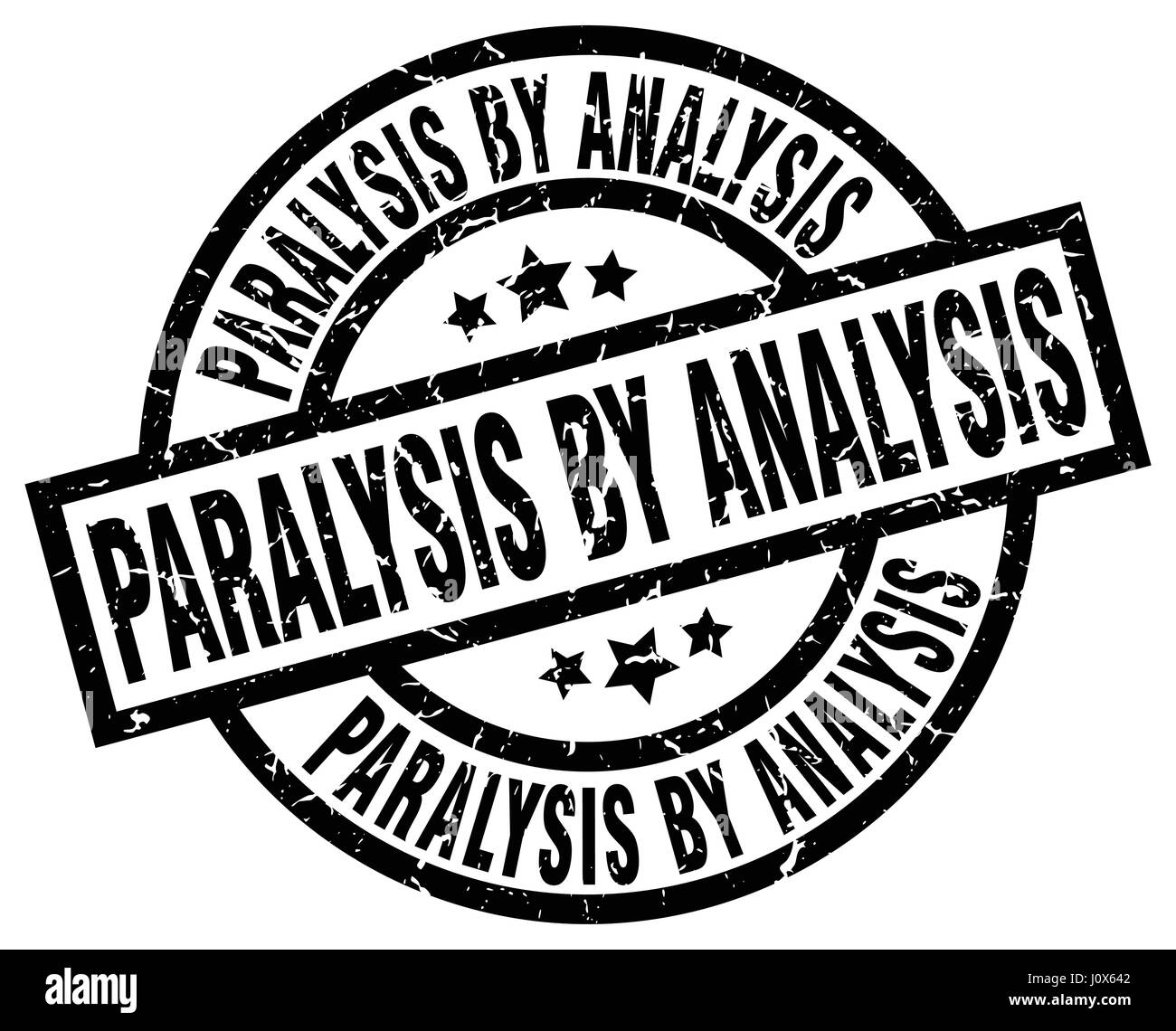 Paralysis by analysis Stock Vector Images - Alamy