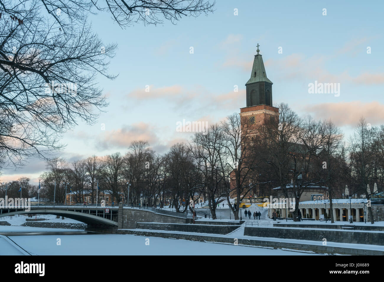 Cathedral of Turku in winter in Turku, Finland Stock Photo - Alamy