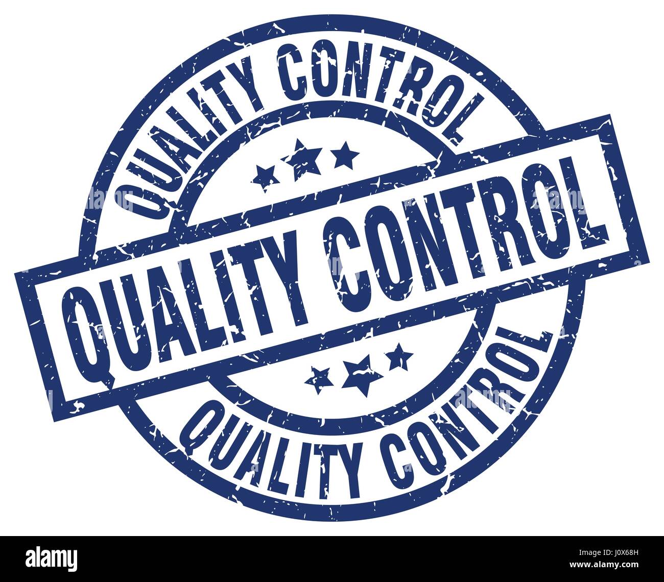 quality control blue round grunge stamp Stock Vector Image & Art - Alamy