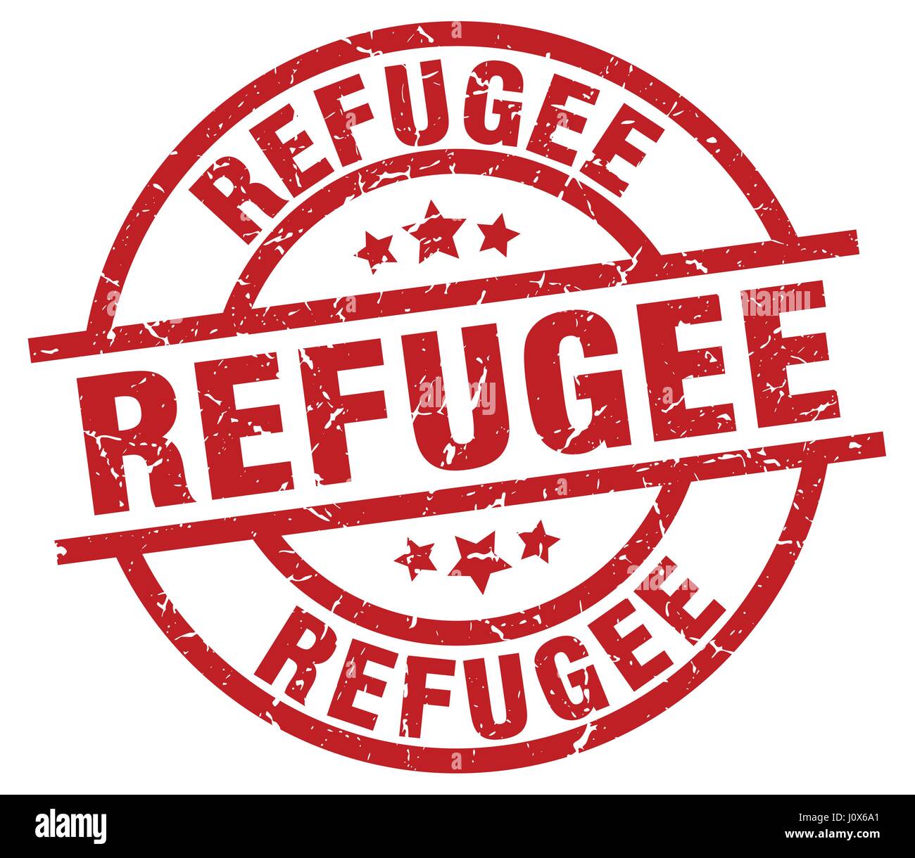 Refugee sticker Stock Vector Images - Alamy