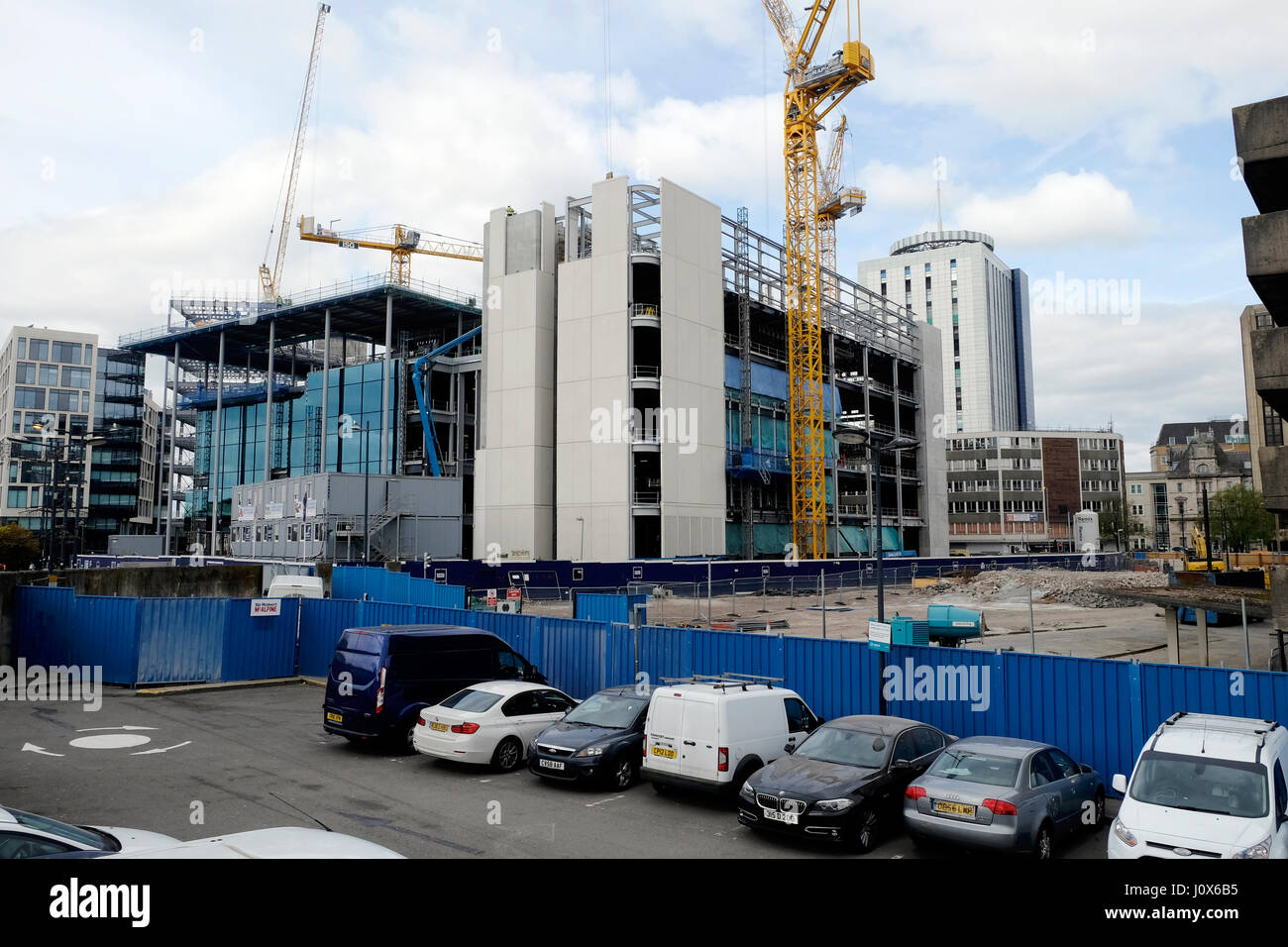 One Central Square redevelopment in Cardiff, Wales UK KATHY DEWITT ...