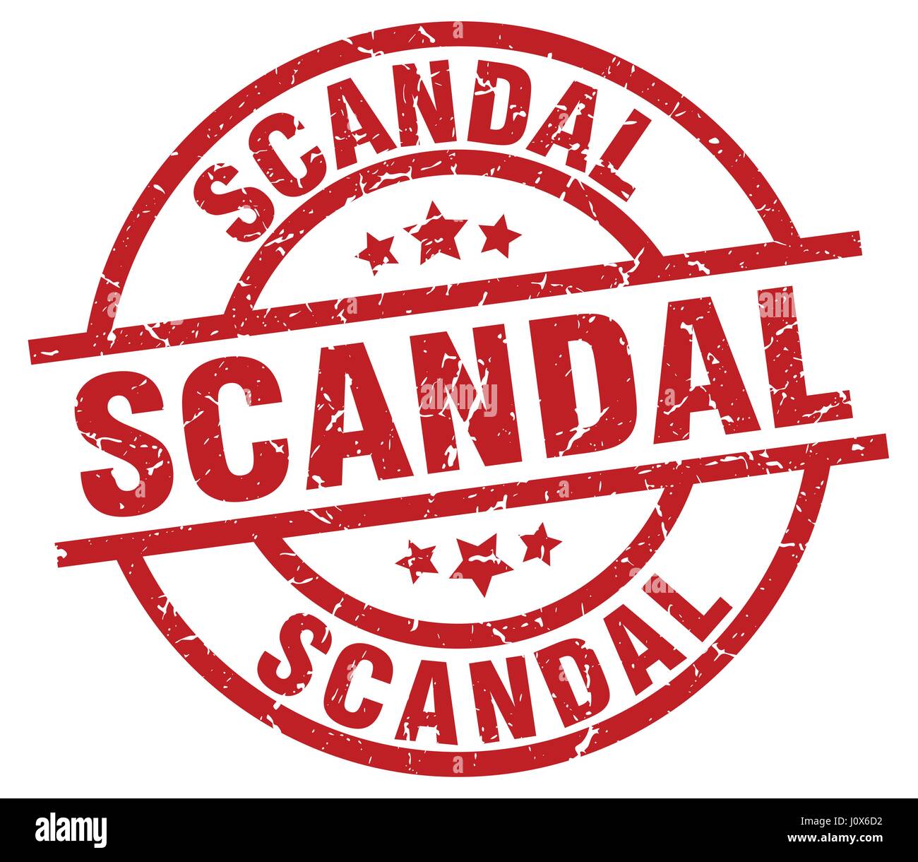 scandal round red grunge stamp Stock Vector Image & Art - Alamy