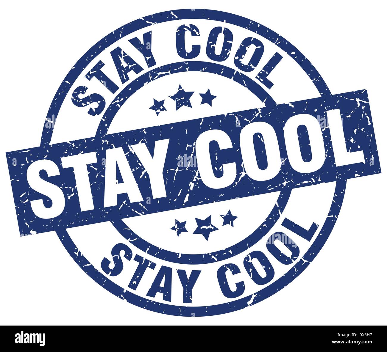 stay cool blue round grunge stamp Stock Vector Image & Art - Alamy