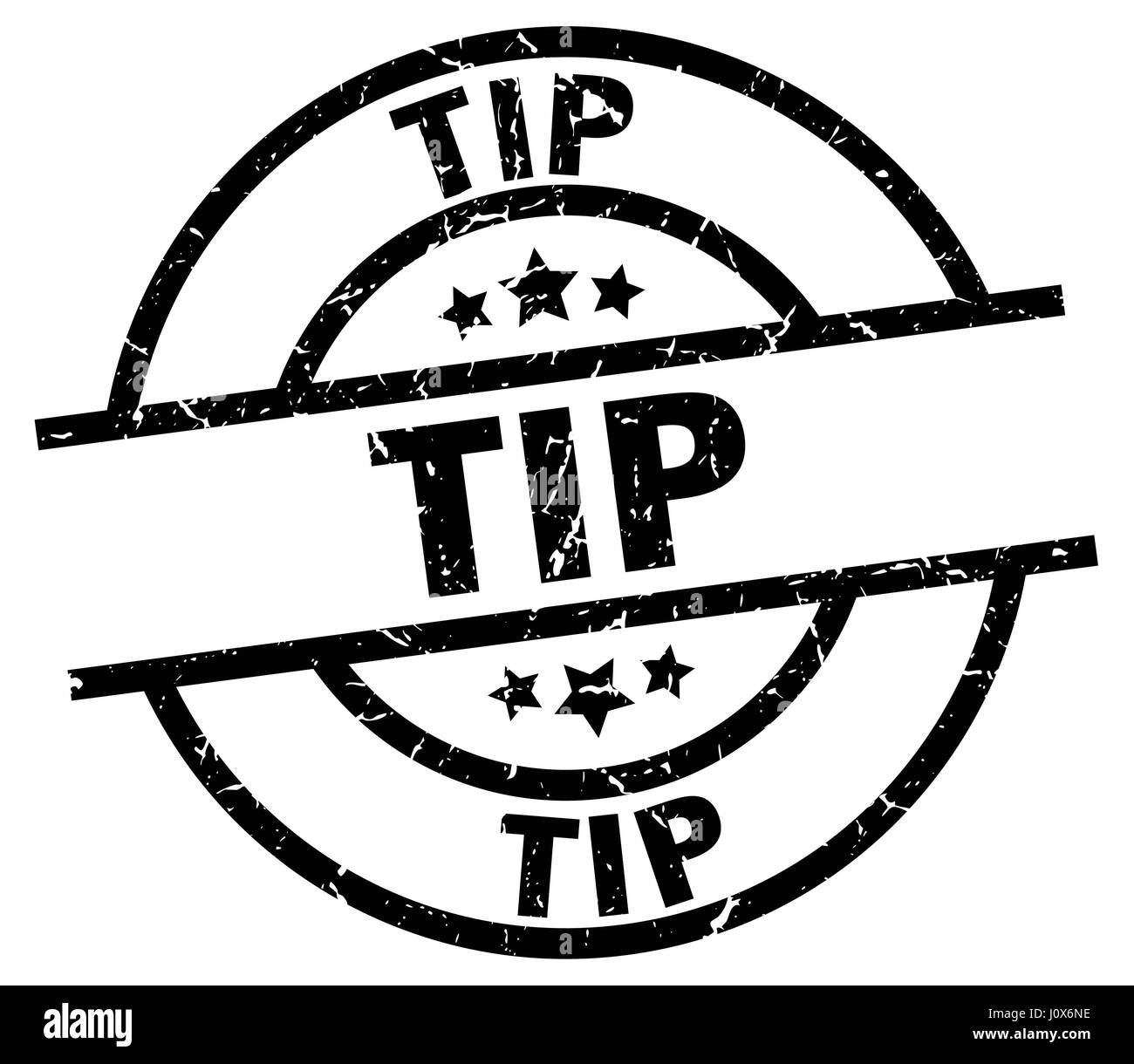 tip round grunge black stamp Stock Vector Image & Art - Alamy