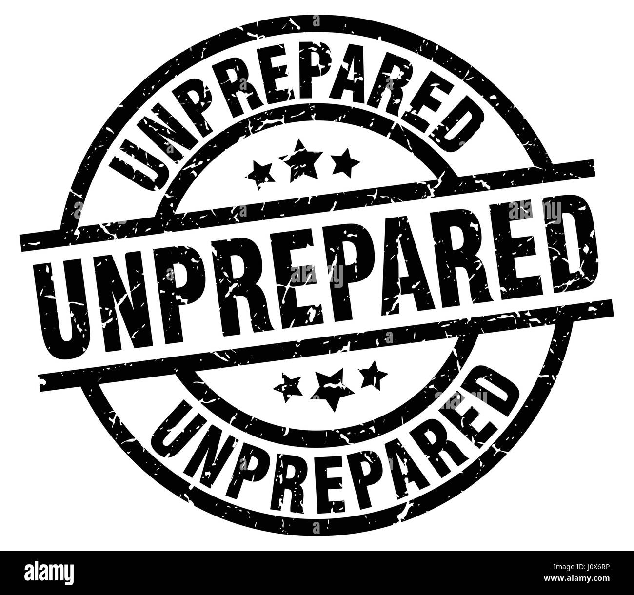 Unprepared Stock Vector Images - Alamy