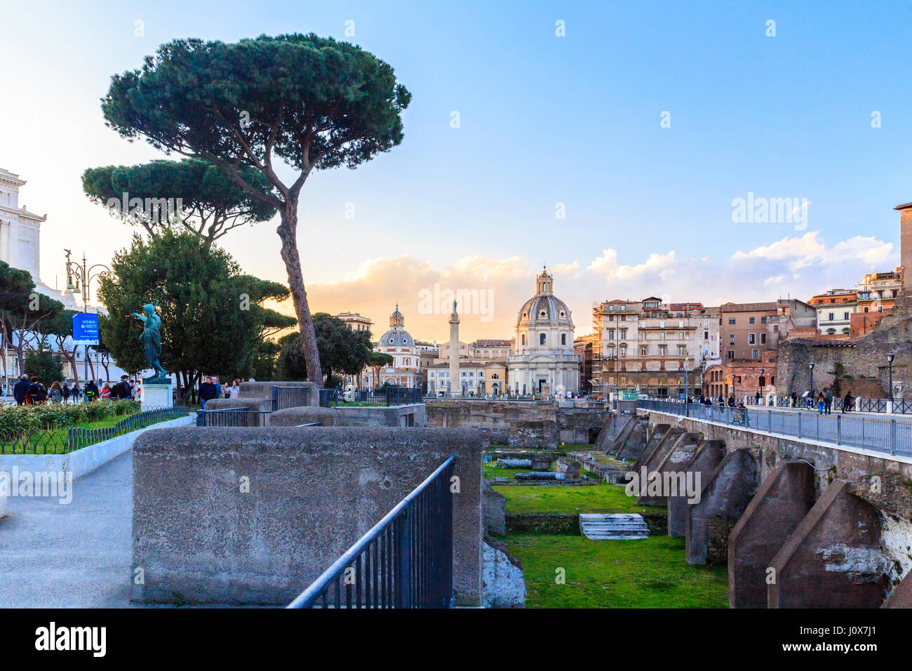 Ancient part of Rome Stock Photo - Alamy