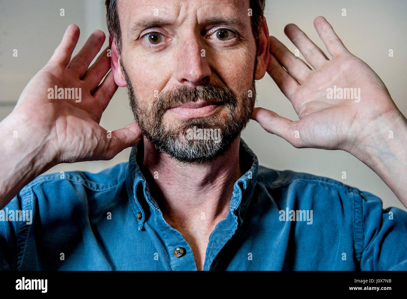 Tim Dowling, Guardian journalist and writer. Pictured at 5 x 15 event ...