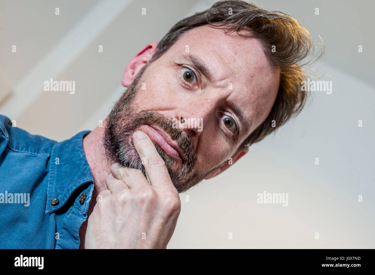Tim Dowling, Guardian journalist and writer. Pictured at 5 x 15 event ...