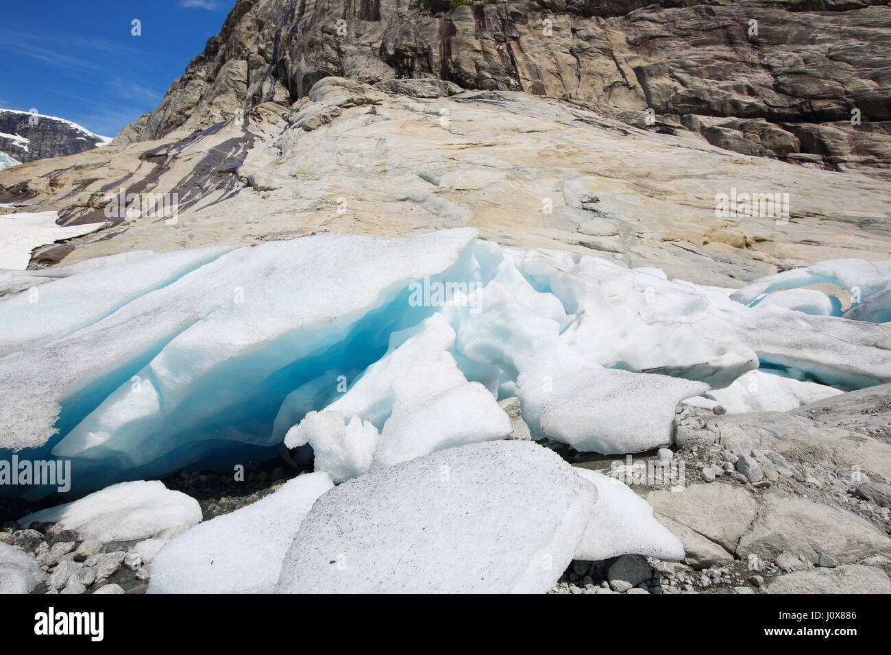 Nigardsbreen glacier national park hi-res stock photography and images ...