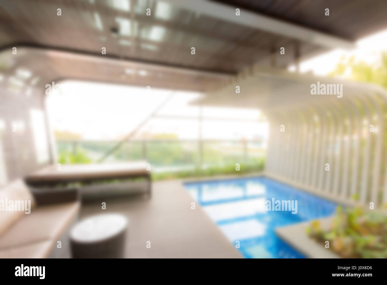 Abstract blurred background of swimming pool Stock Photo - Alamy