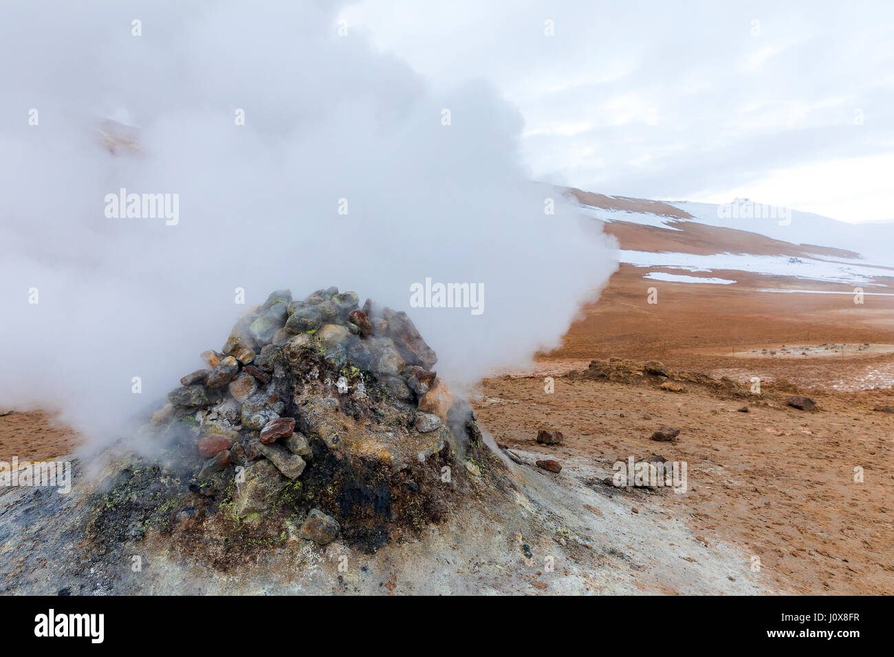Hverir (Hverarond), the geothermal area, is a popular tourist ...