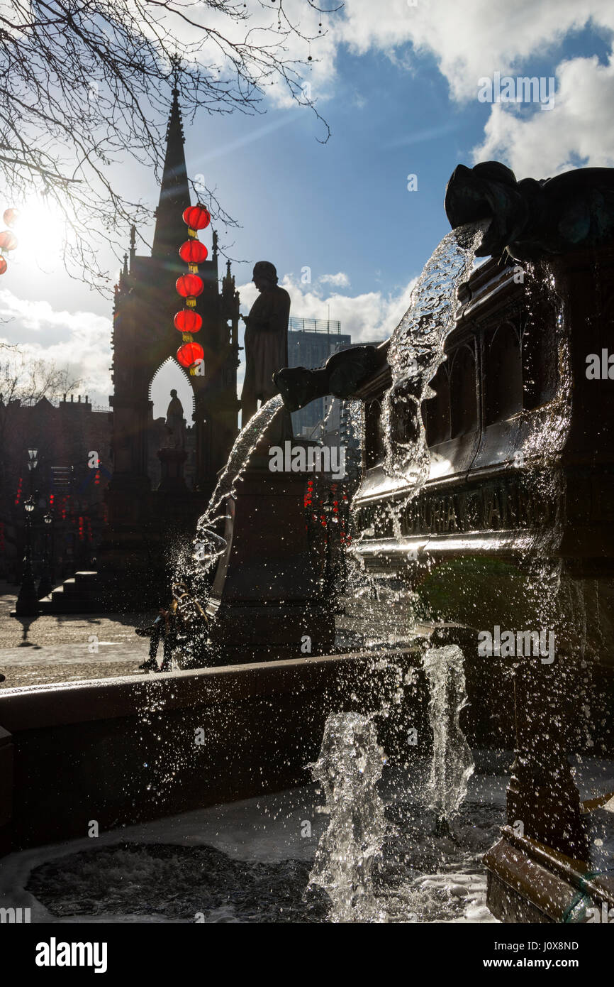 The Albert Memorial and the Queen Victoria Jubilee Fountain, Albert ...