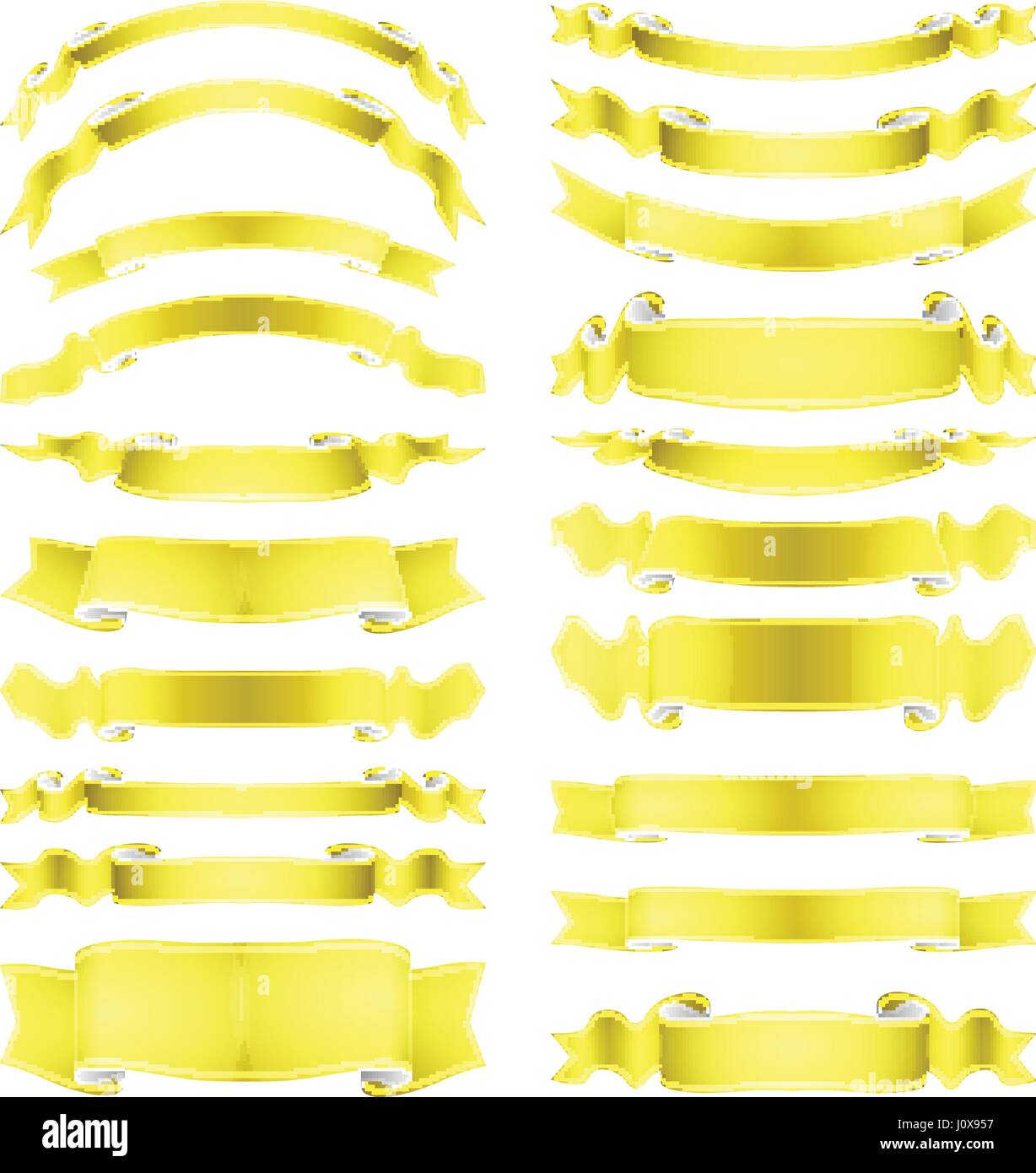 vector ribbons set Stock Vector Image & Art - Alamy