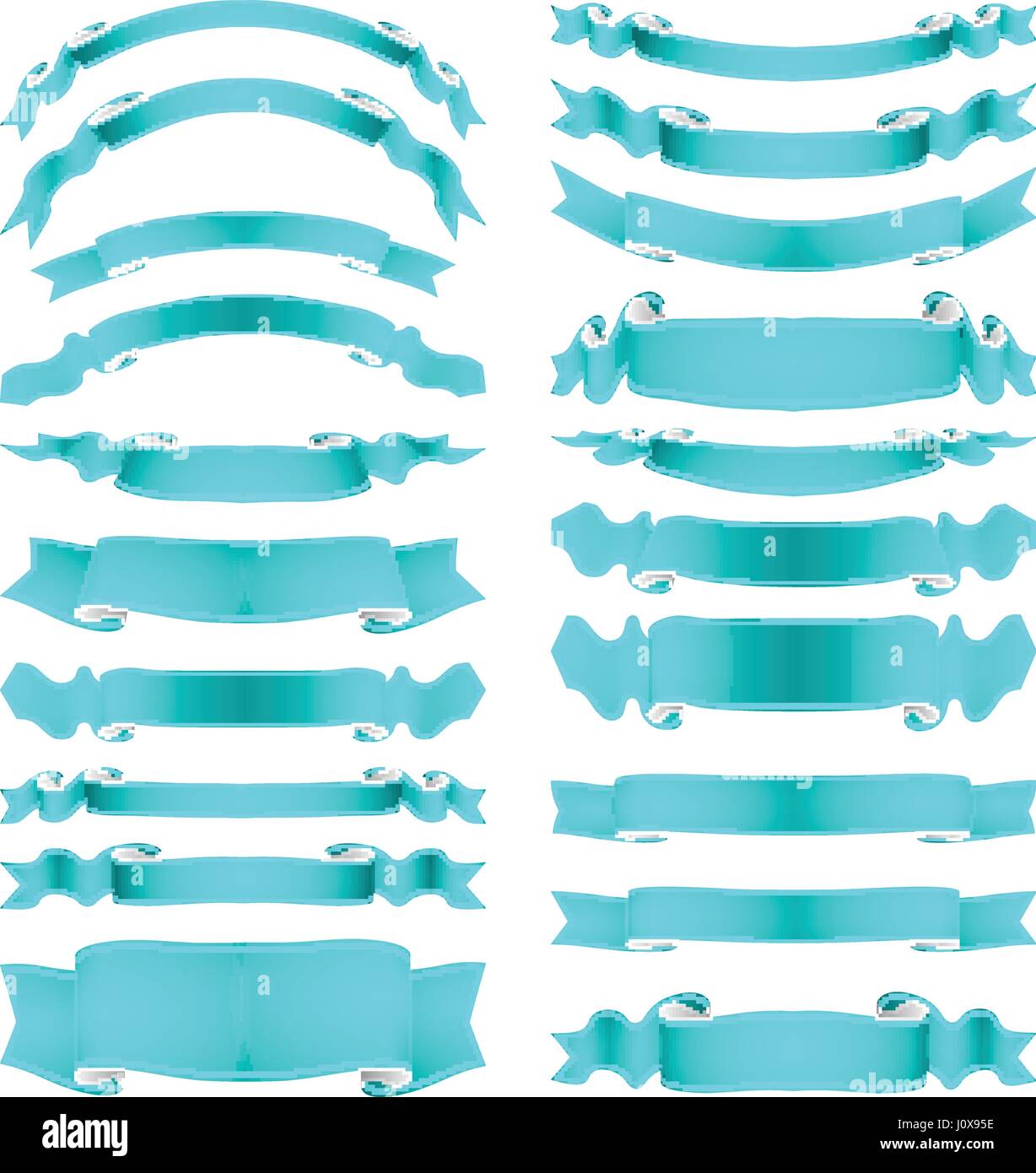 vector ribbons set Stock Vector Image & Art - Alamy