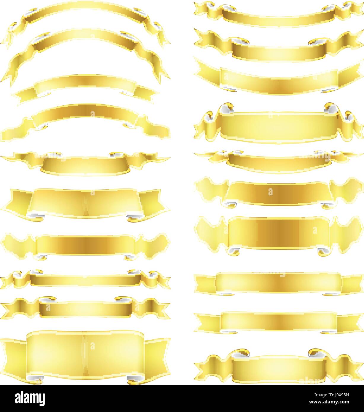 vector ribbons set Stock Vector Image & Art - Alamy