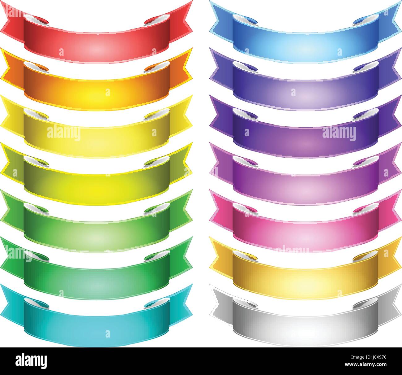 vector ribbons set Stock Vector Image & Art - Alamy