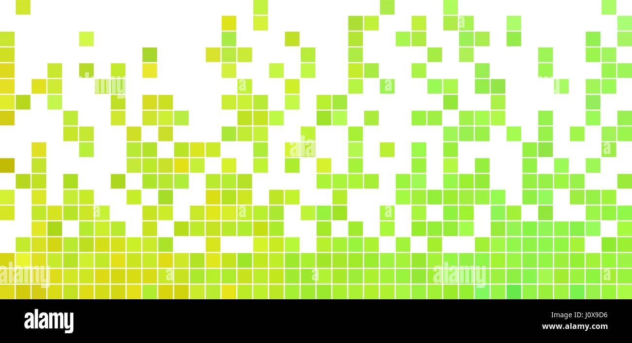 abstract vector square pixel mosaic background - green Stock Vector ...