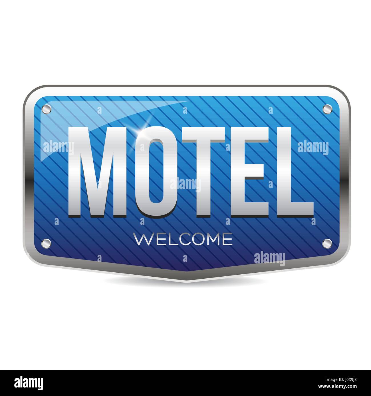 Retro neon sign motel Stock Vector Images - Alamy