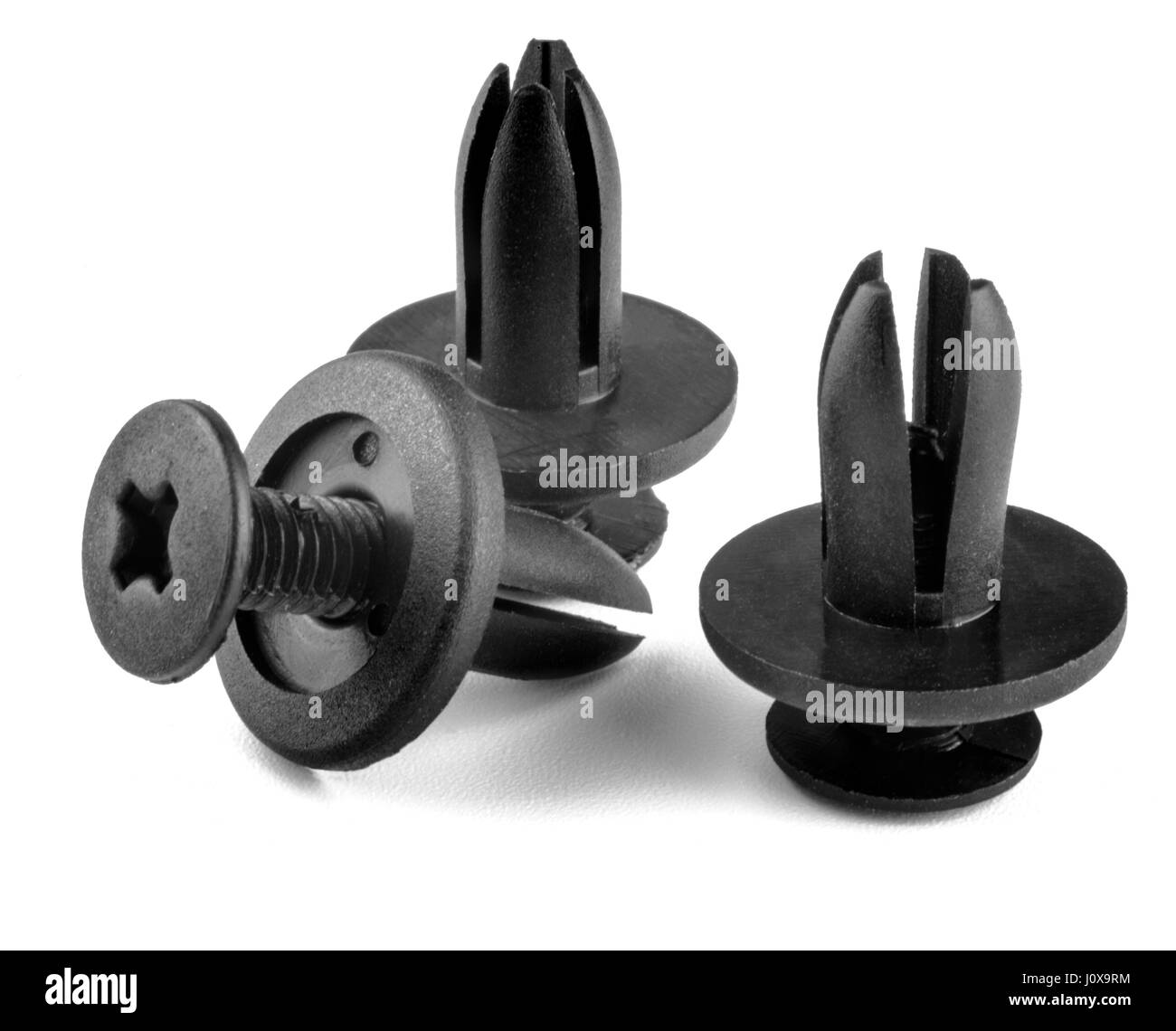 Fixing element for car interior details Stock Photo - Alamy