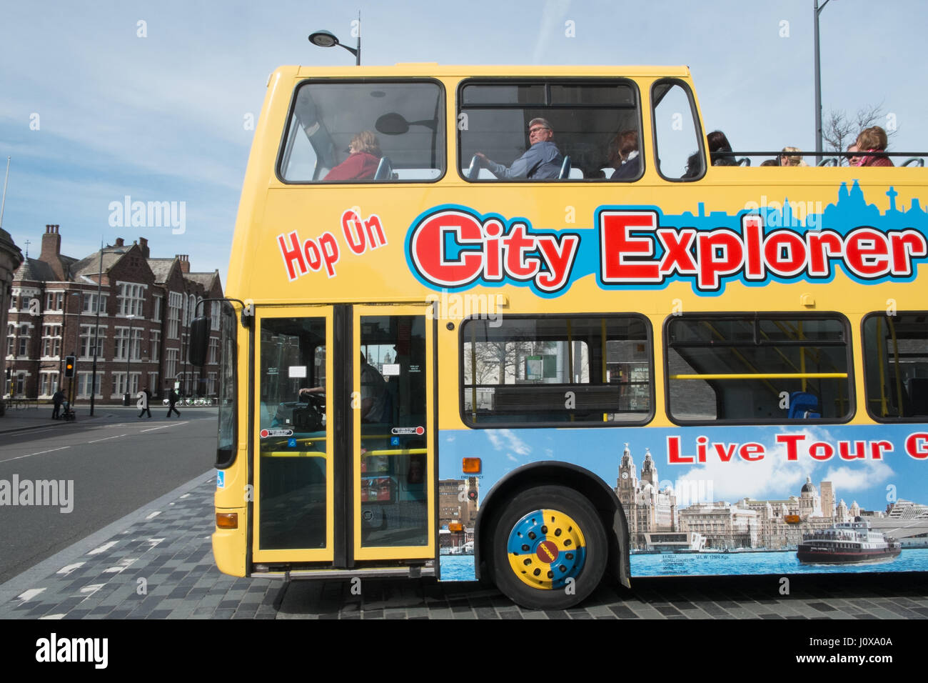 Tour,bus,Metropolitan,Cathedral,Liverpool,Merseyside,England,UNESCO ...