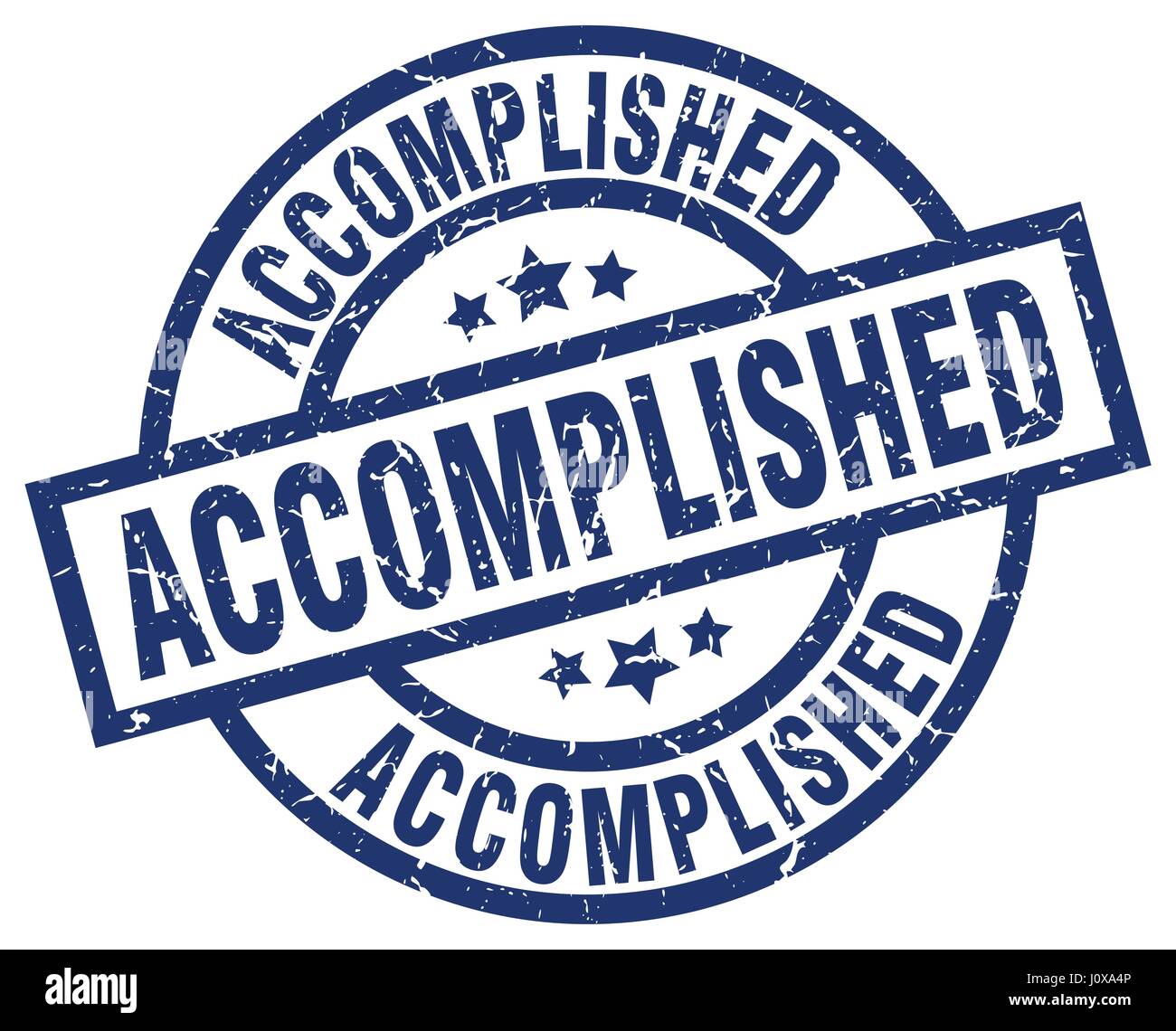 Accomplished stamp Stock Vector Images - Alamy