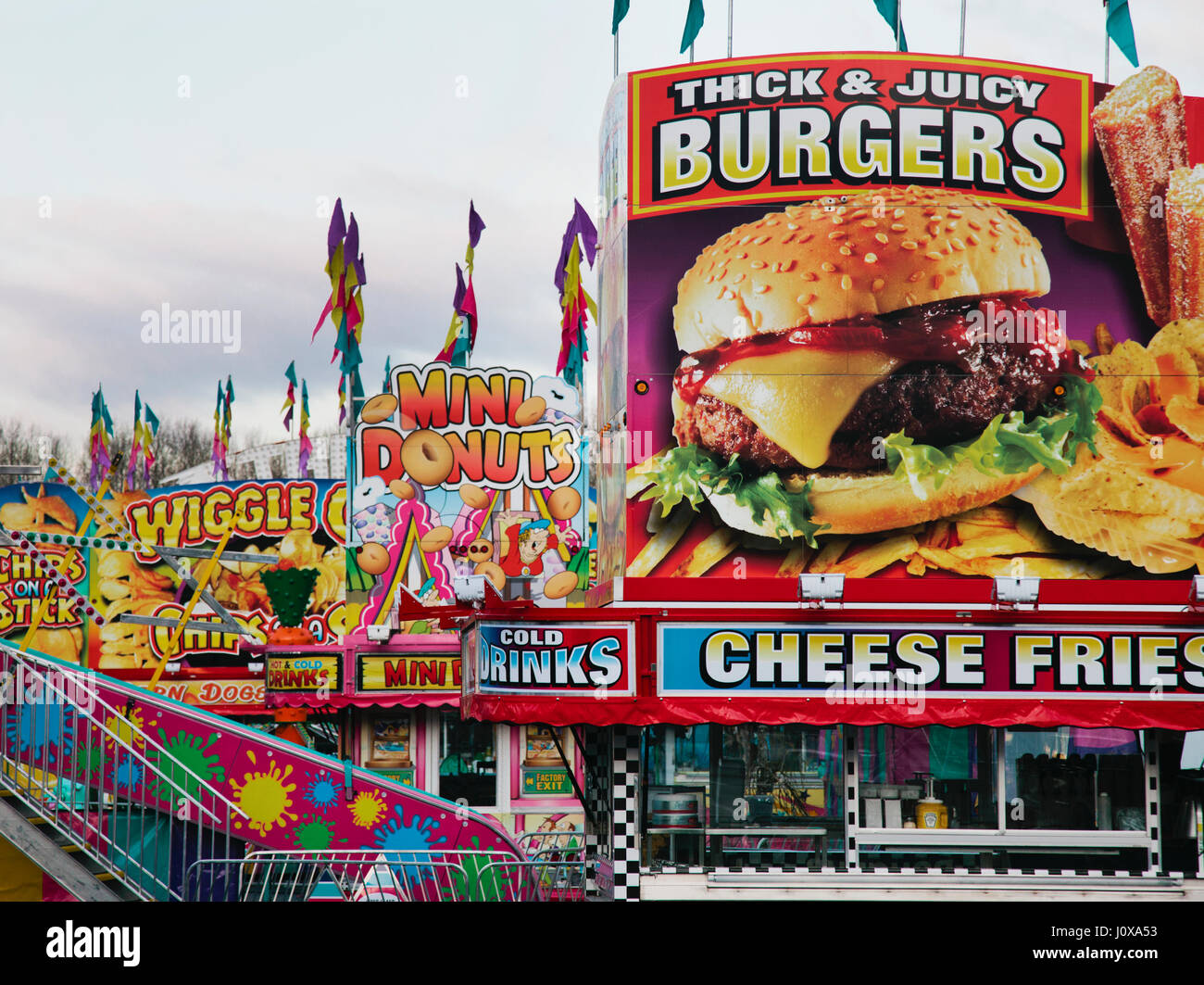 Mini donuts sign hi-res stock photography and images - Alamy