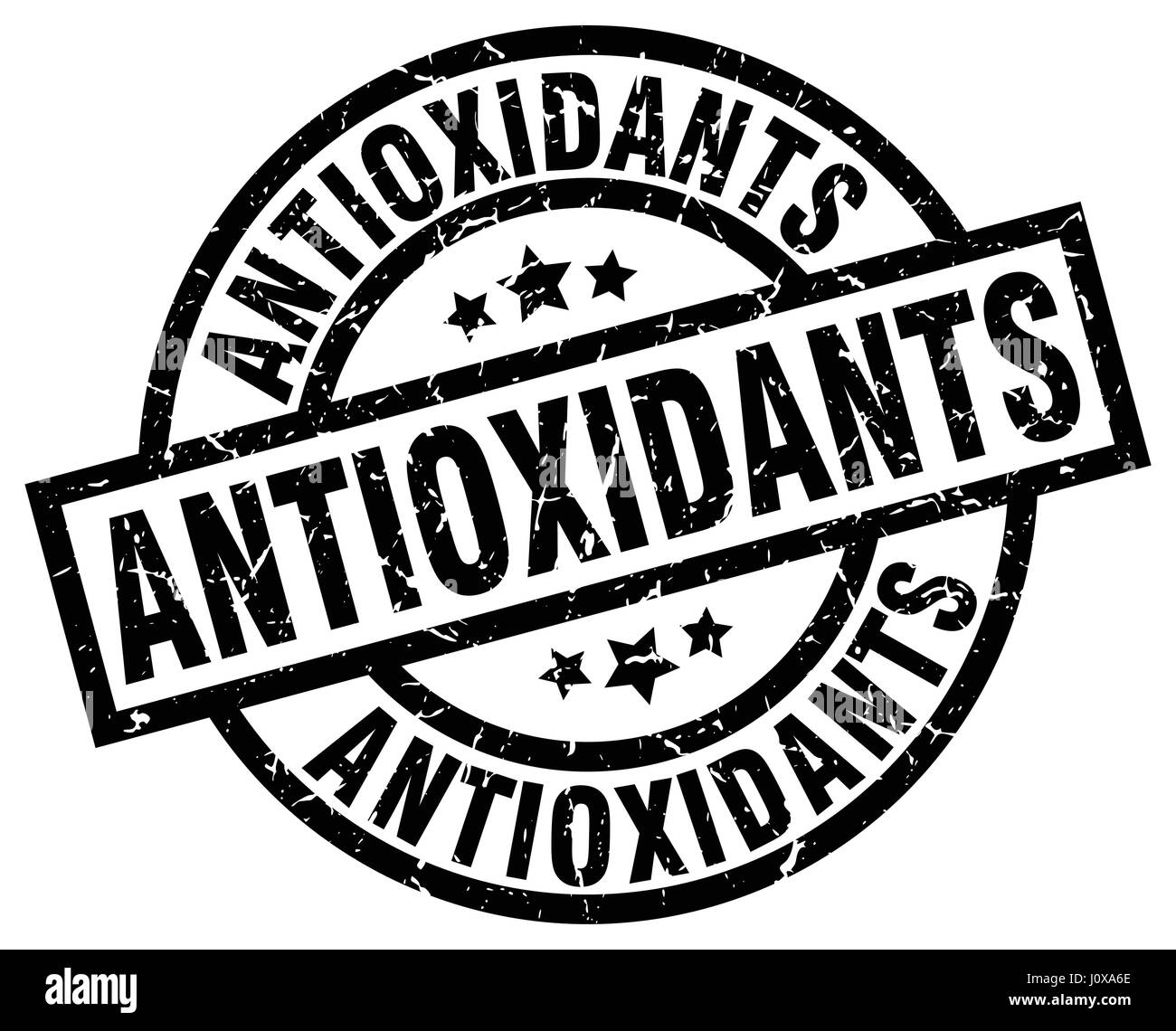 antioxidants round grunge black stamp Stock Vector Image & Art - Alamy