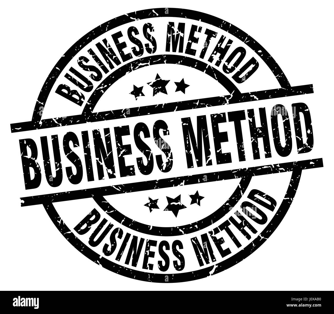 business method round grunge black stamp Stock Vector Image & Art - Alamy