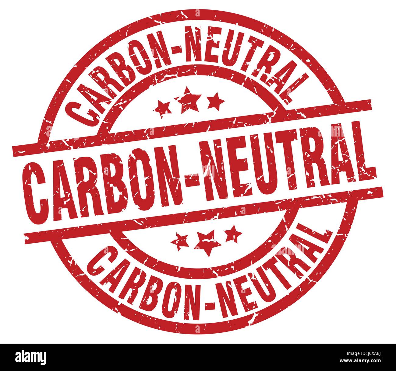 carbon-neutral round red grunge stamp Stock Vector Image & Art - Alamy