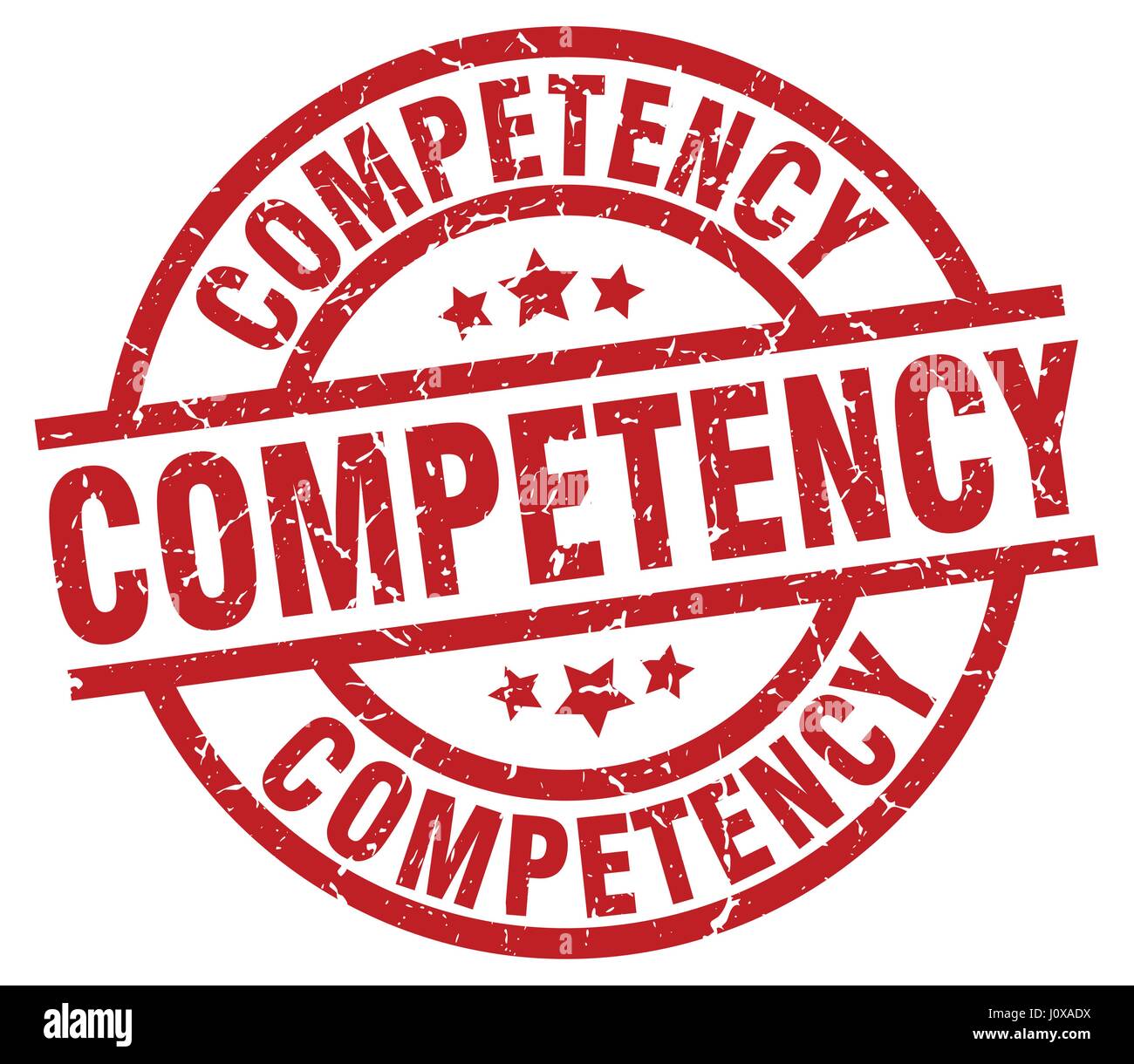 competency round red grunge stamp Stock Vector Image & Art - Alamy