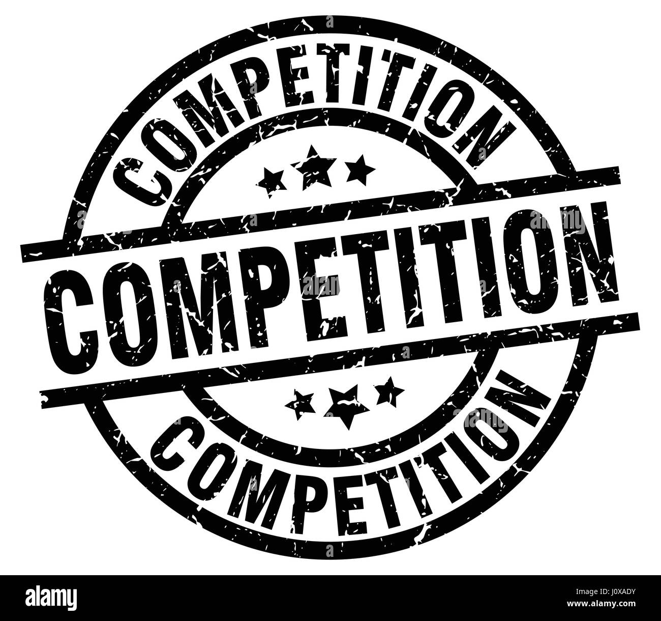 competition round grunge black stamp Stock Vector Image & Art - Alamy