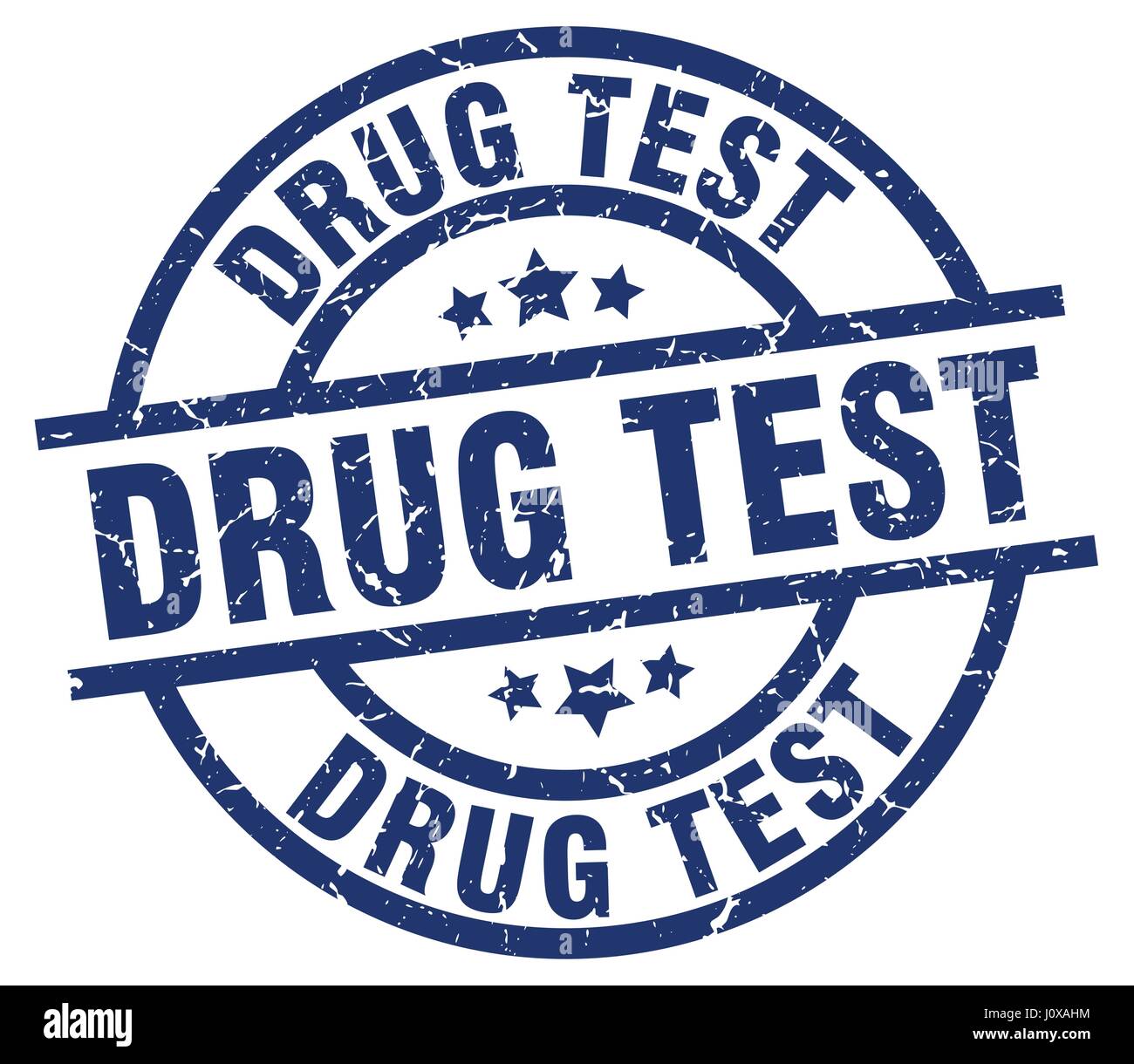 Drug test rubber stamp Cut Out Stock Images & Pictures - Alamy