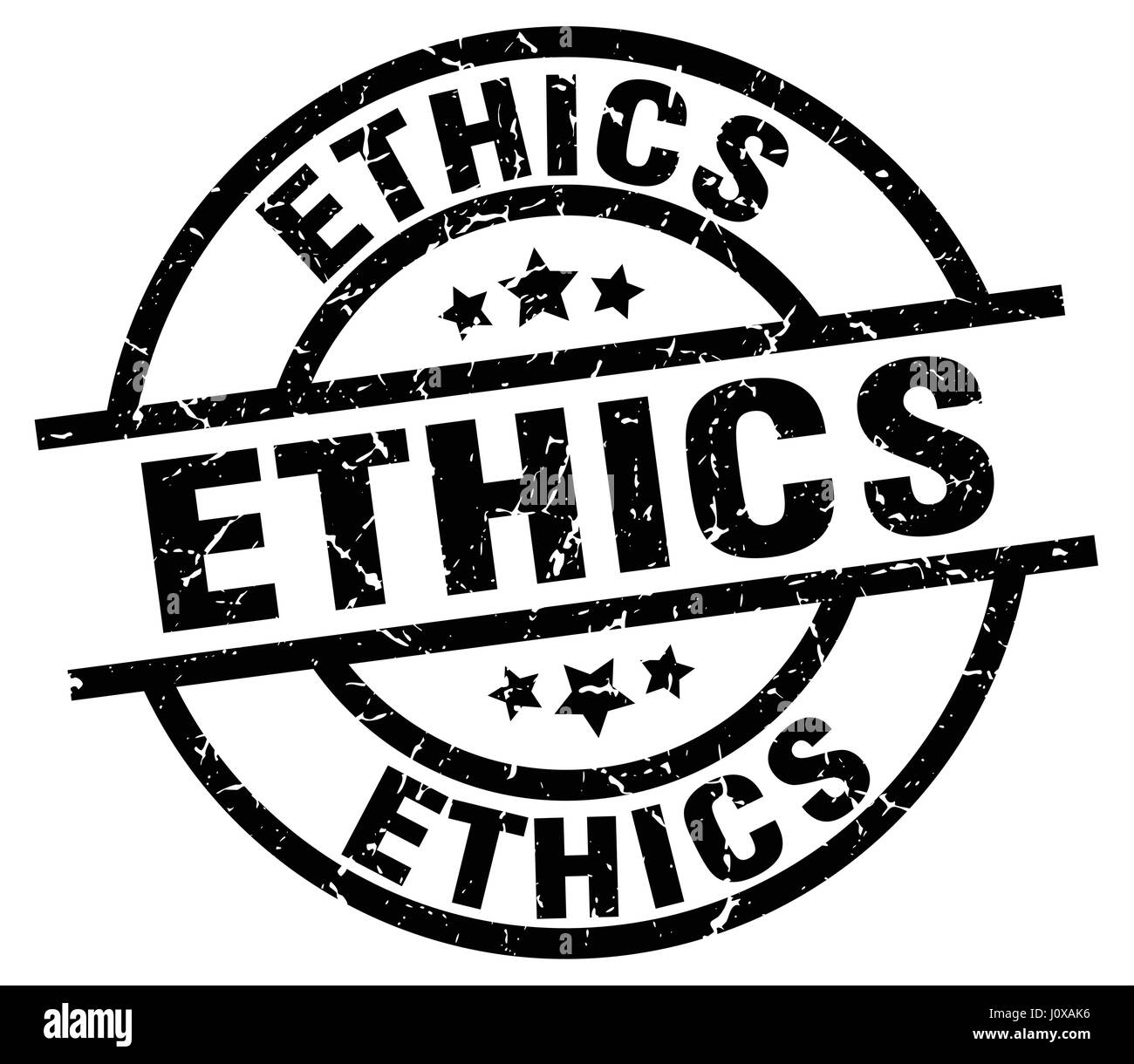 ethics round grunge black stamp Stock Vector Image & Art - Alamy
