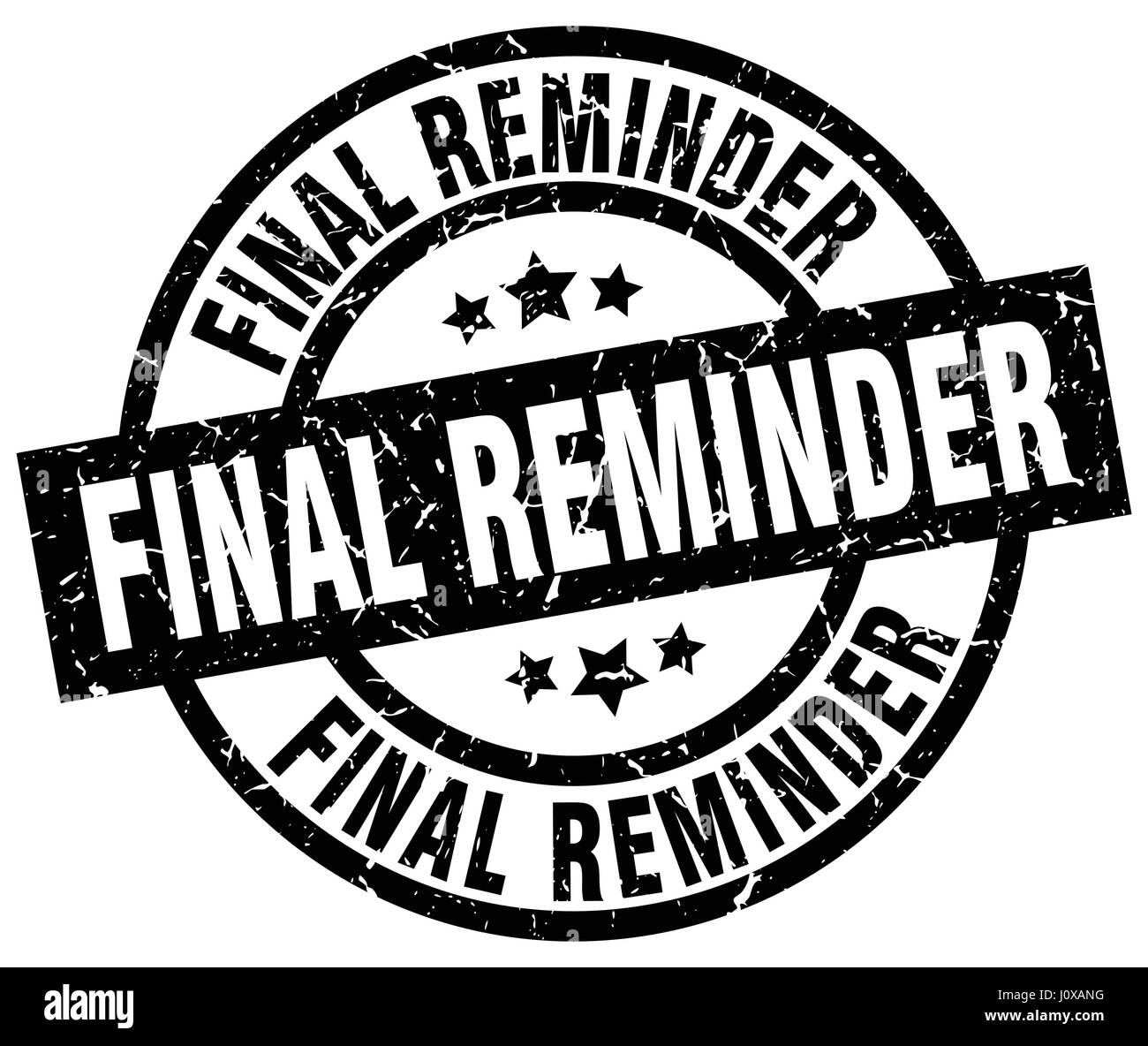 final reminder round grunge black stamp Stock Vector Image & Art - Alamy final reminder round grunge black stamp Stock Vector Image & Art - Alamy