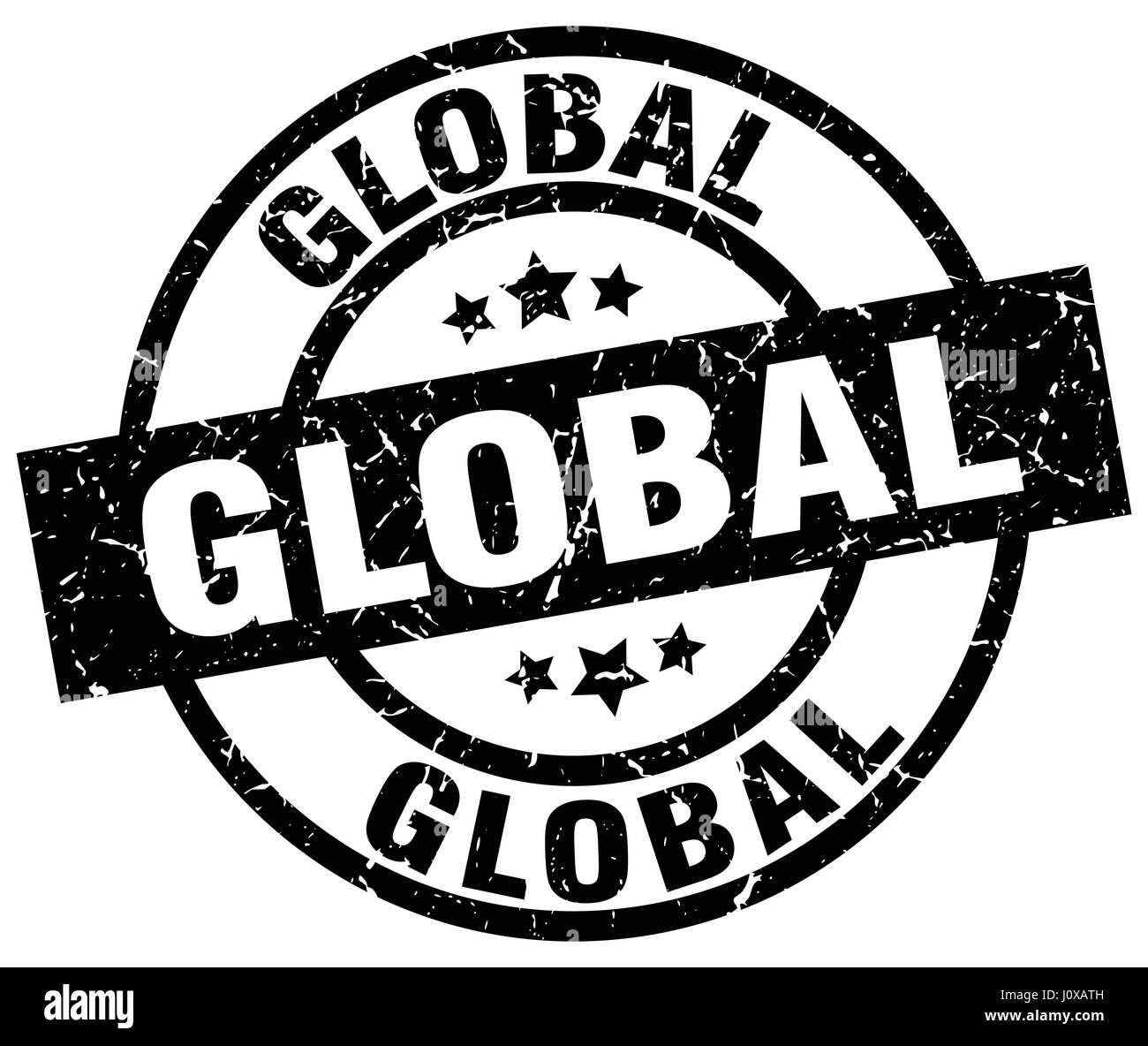 global round grunge black stamp Stock Vector Image & Art - Alamy