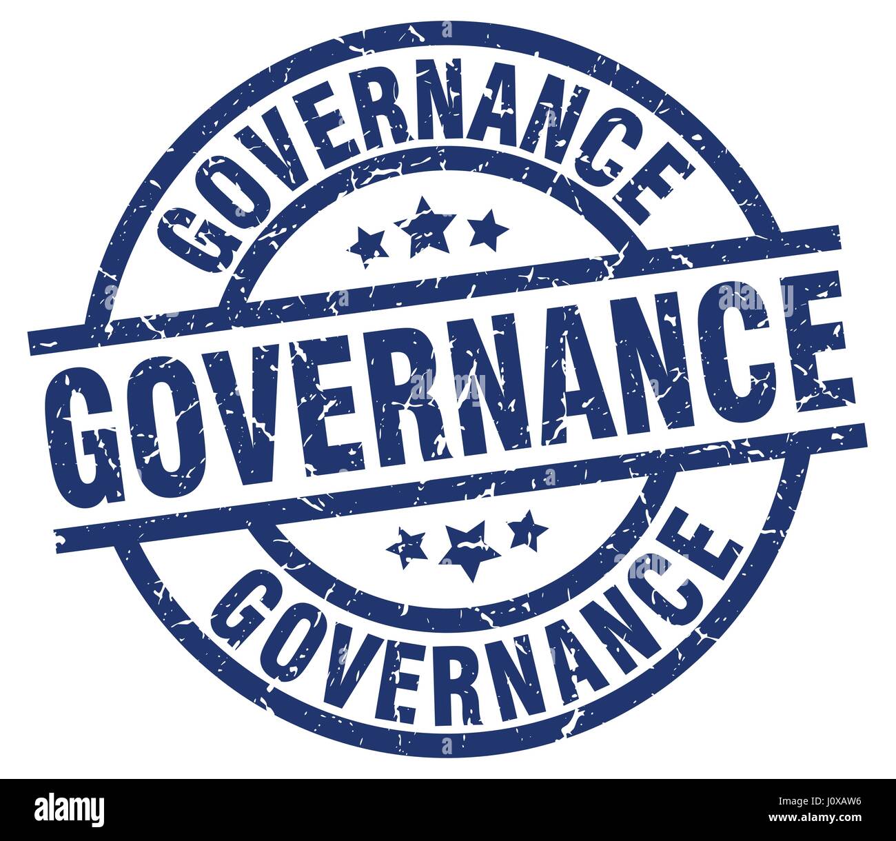 governance blue round grunge stamp Stock Vector Image & Art - Alamy