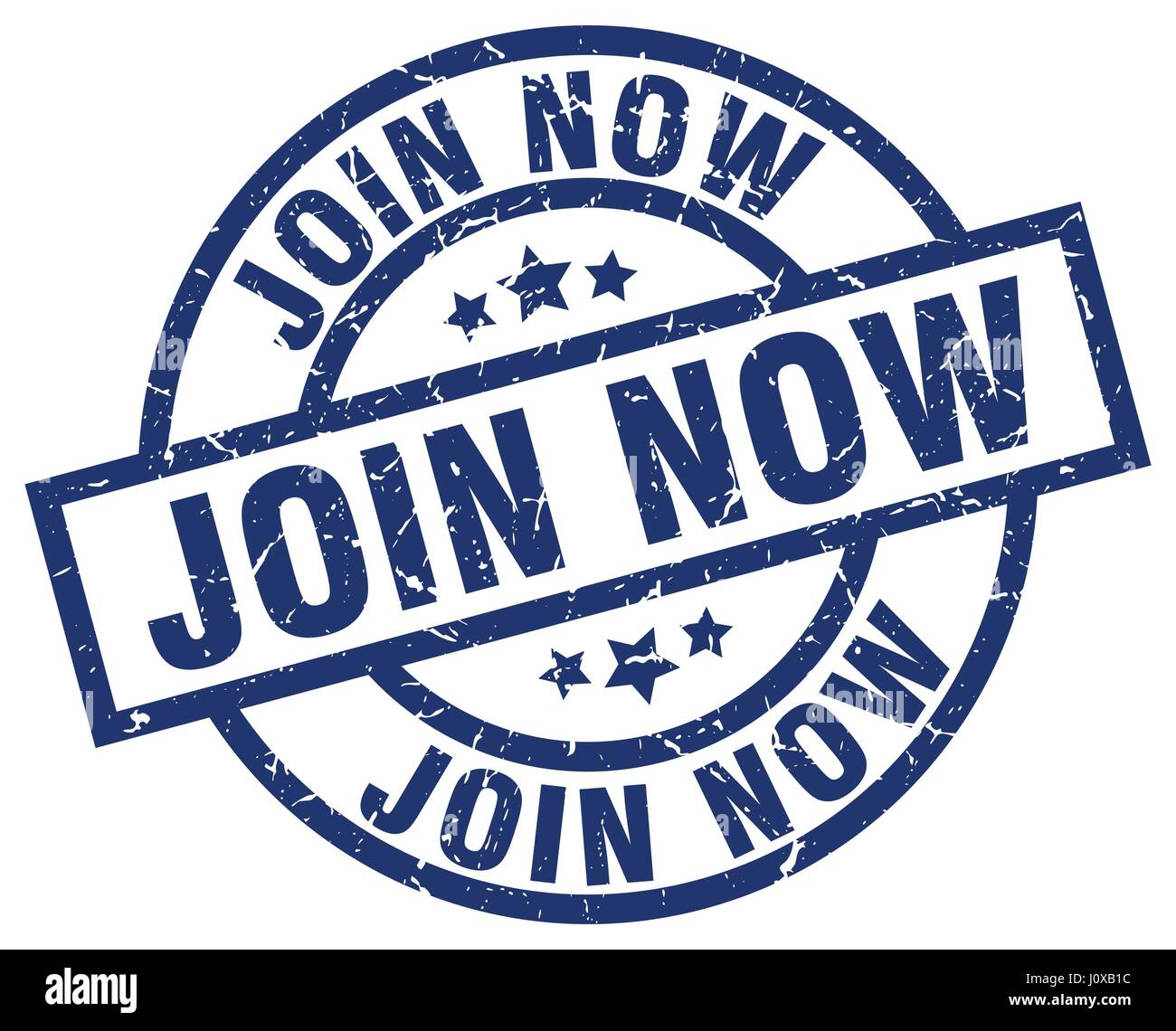 join now blue round grunge stamp Stock Vector Image & Art - Alamy