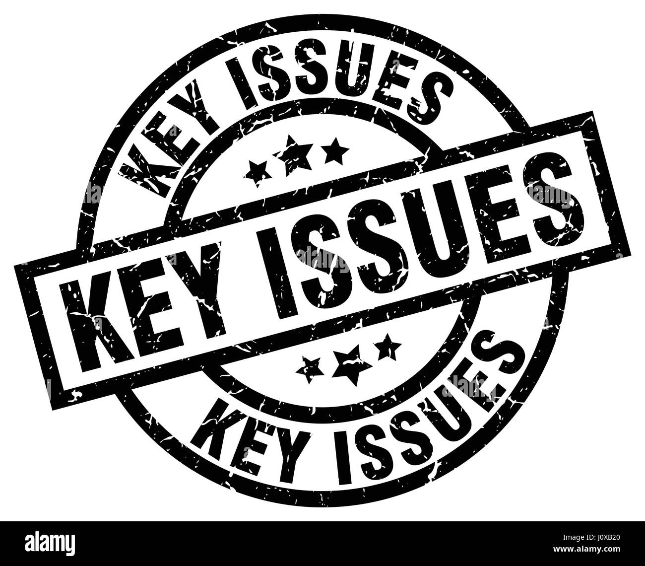 key issues round grunge black stamp Stock Vector Image & Art - Alamy