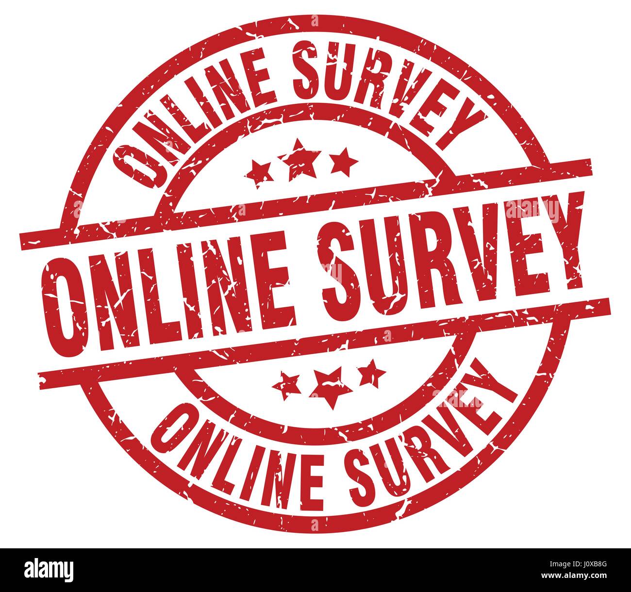online survey round red grunge stamp Stock Vector Image & Art - Alamy