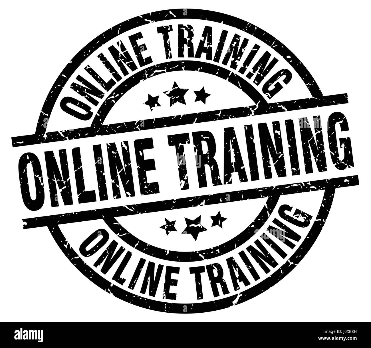 online training round grunge black stamp Stock Vector Image & Art - Alamy