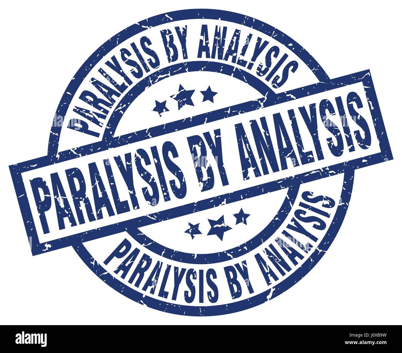 Paralysis by analysis Stock Vector Images - Alamy