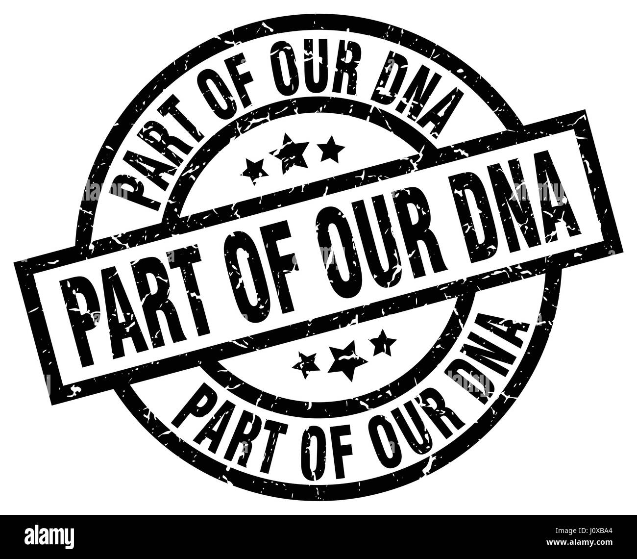 part of our dna round grunge black stamp Stock Vector Image & Art - Alamy