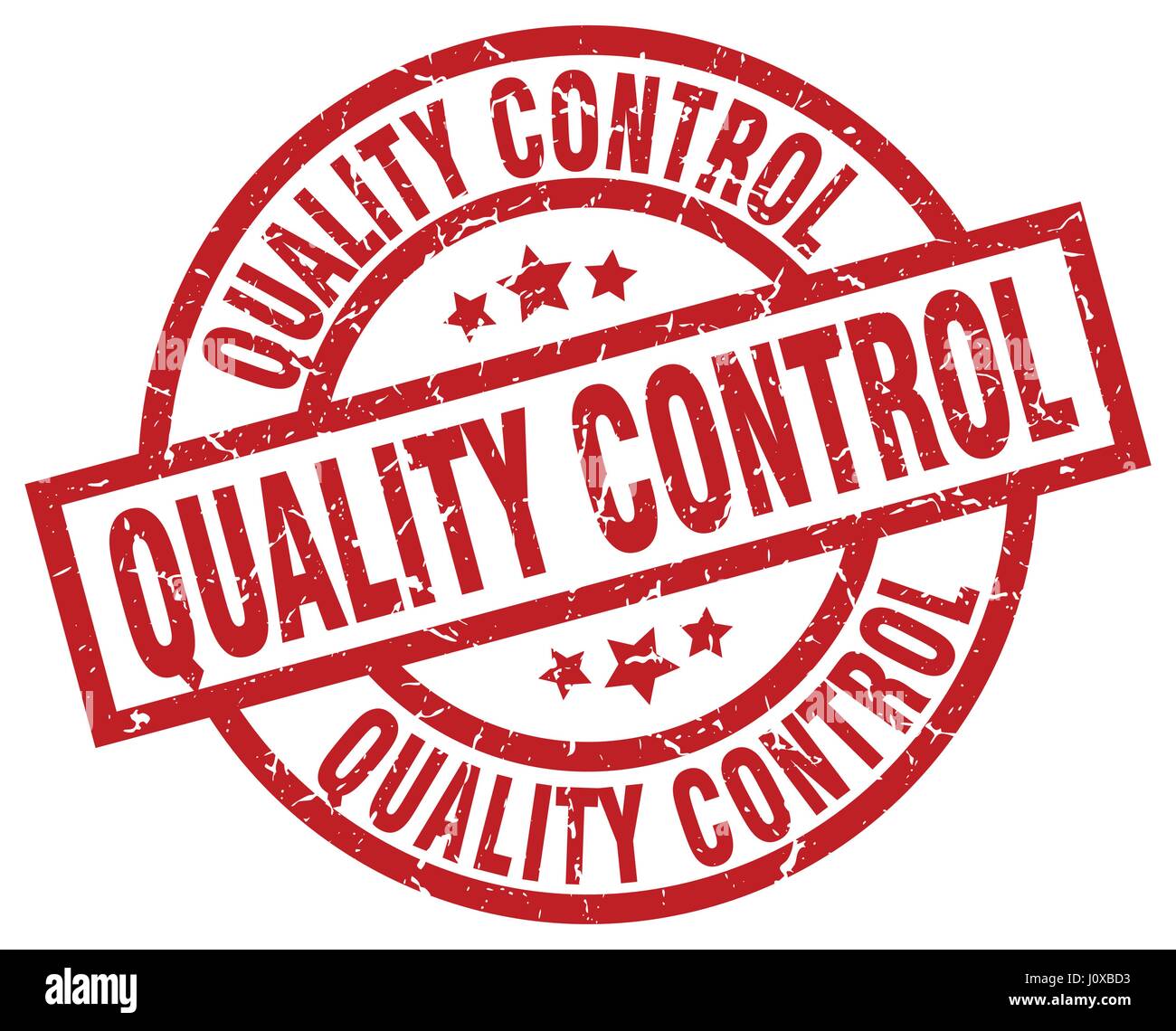 quality control round red grunge stamp Stock Vector Image & Art - Alamy