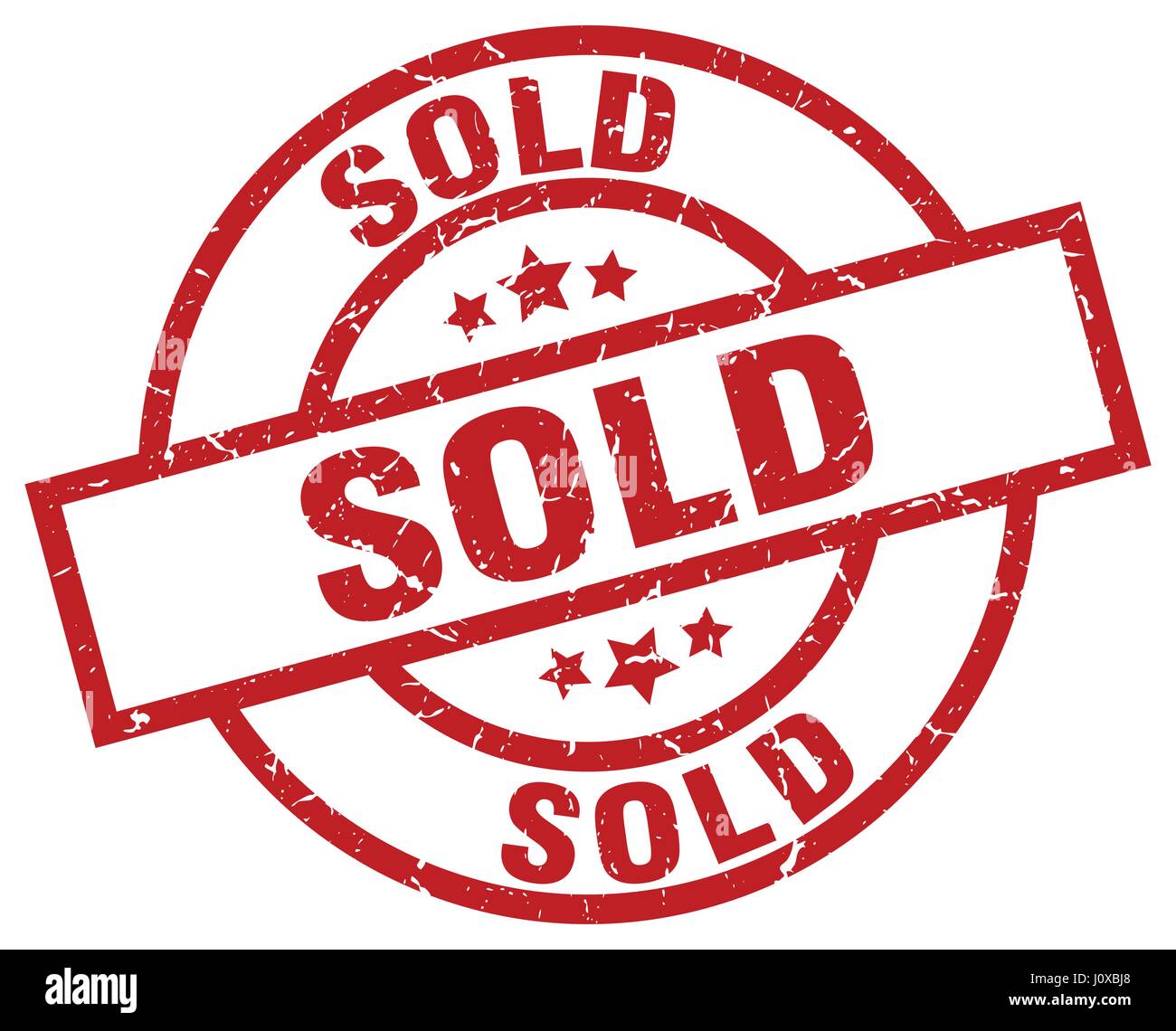 sold round red grunge stamp Stock Vector Image & Art - Alamy